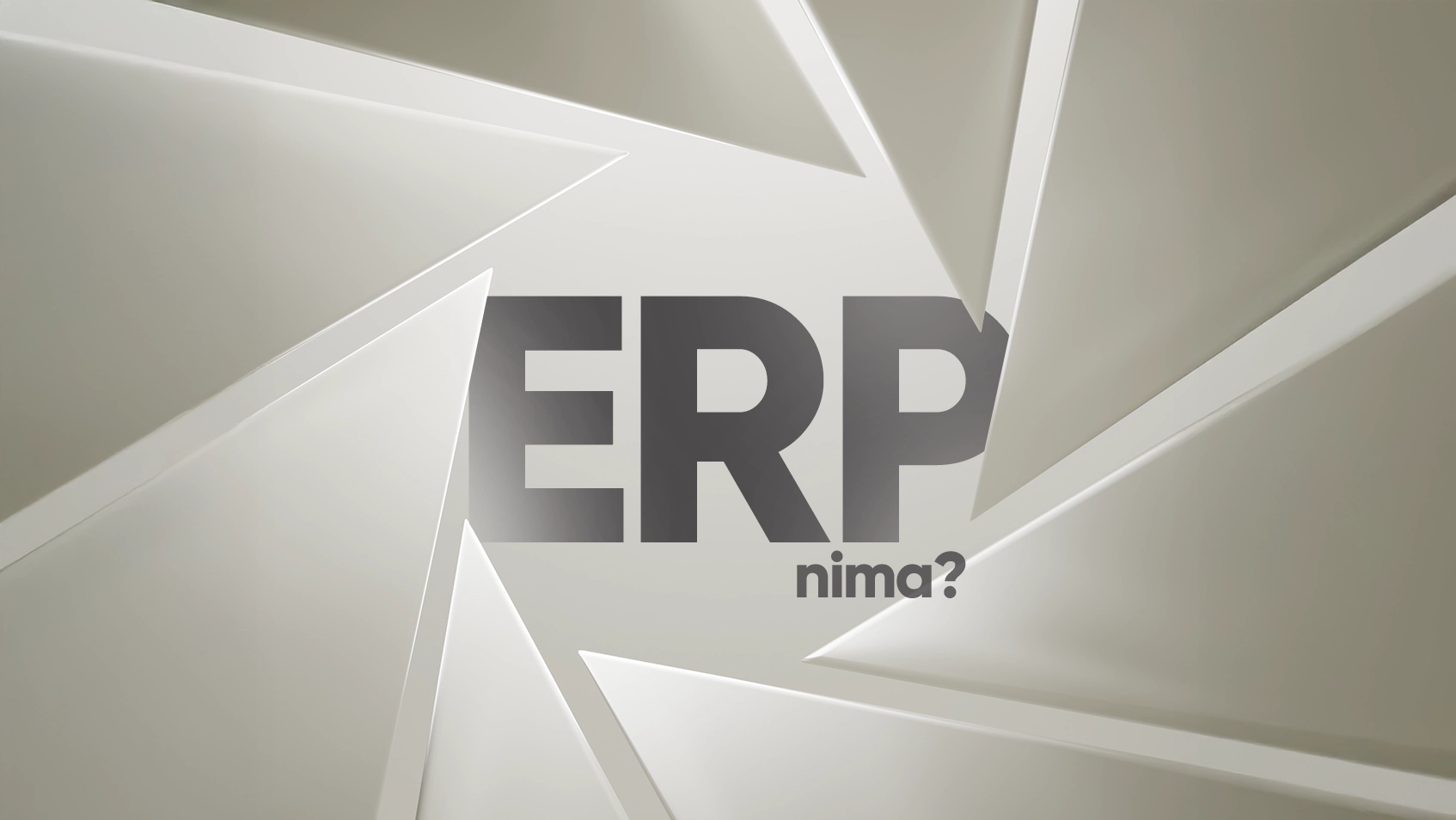 ERP nima? — Mohirdev